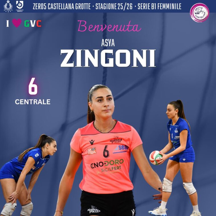 B1f La Centrale Asya Zingoni Nella Grotte Volley Volleymania 5000